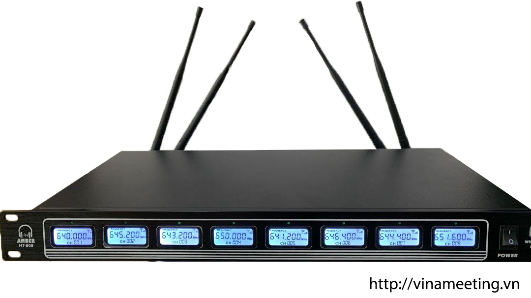 Bộ micro cổ ngỗng không dây AMBER HT-80